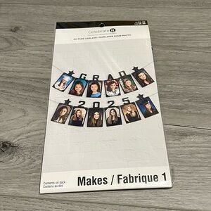 Celebrate It | Party Supplies | Black Graduation Photo Banner Paper ...